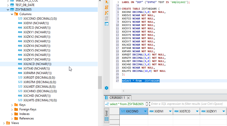 dbeaver table editing is blocked - some fields are Read-only: No Corresponding table column ...