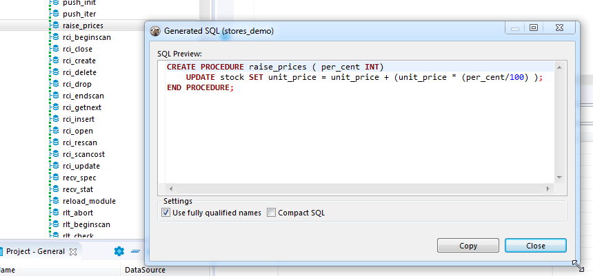 Generating Ddl Sql From Procedures Does Not Work In Informix · Issue 8572 · Dbeaver Dbeaver