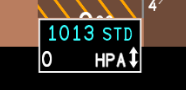 Preselecting HPA via Baro knob while in STD starts at zero. · Issue ...