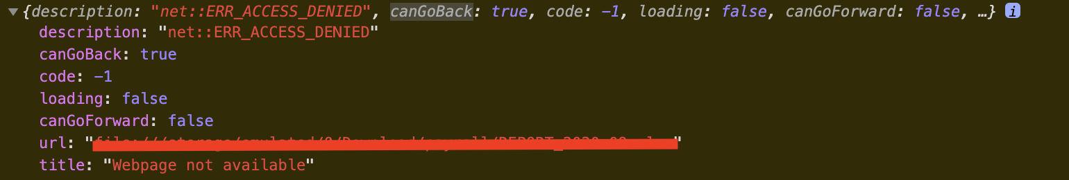 Neterraccessdenied When Rendering Local Html · Issue 1028 · React Native Webviewreact