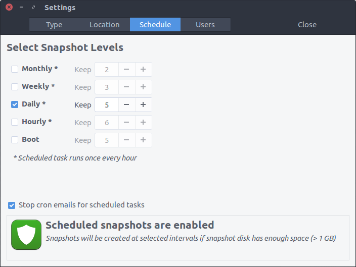 GitHub - mikeroyal/timeshift-snap: A snap for Timeshift, a system ...
