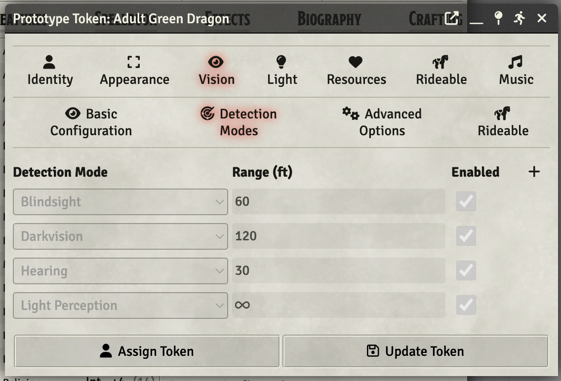 Light perception and other visions showing up as 0 · Issue #22 · dev7355608/vision-5e · GitHub