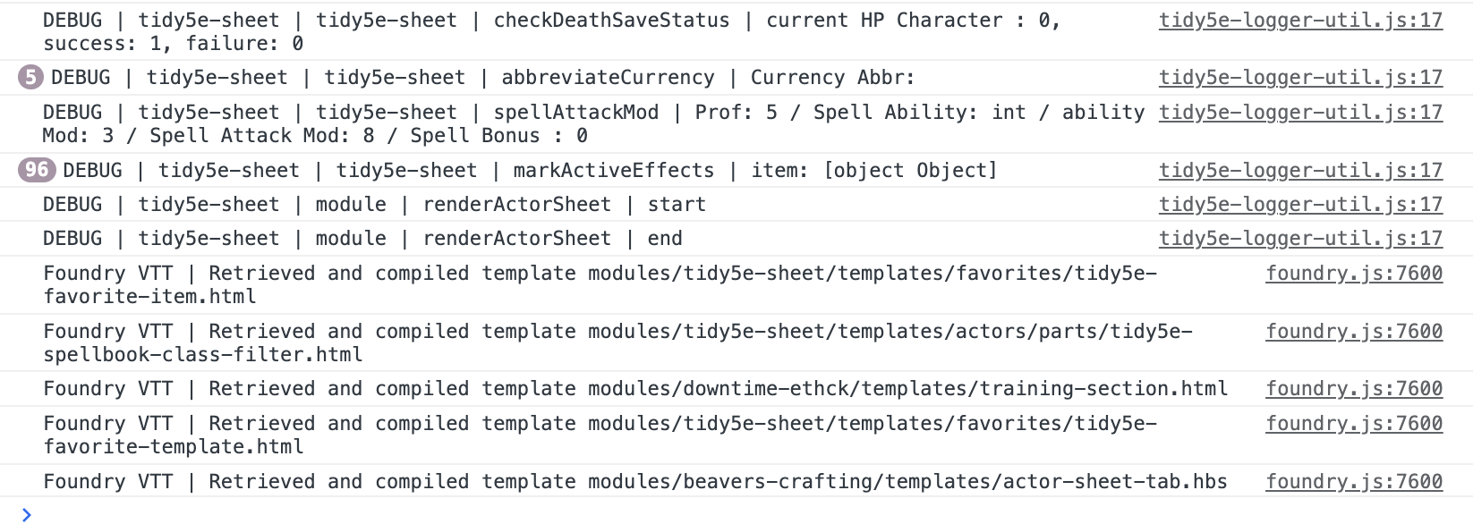 [BUG] Tool proficiencies rendering incorrectly. · Issue #781 · sdenec/tidy5e-sheet · GitHub