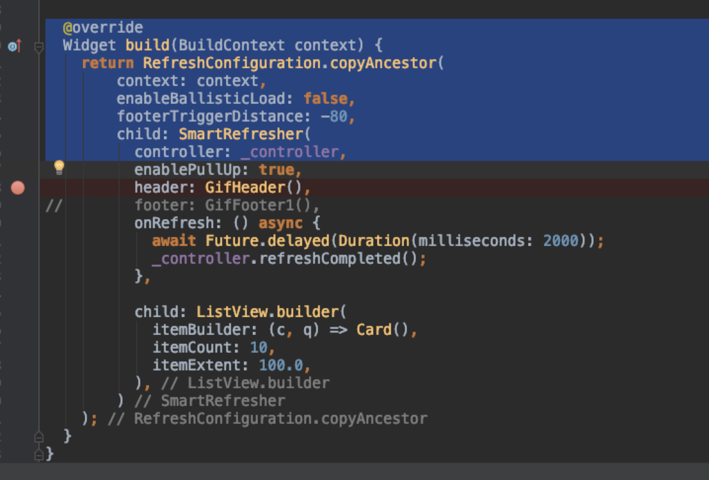 萌新求解答 · Issue #185 · peng8350/flutter_pulltorefresh · GitHub