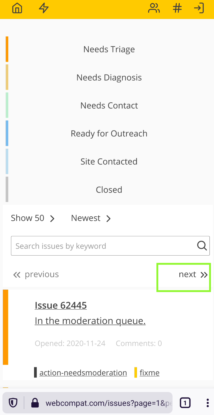 webcompat.com - desktop site instead of mobile site · Issue #62422 · webcompat/web-bugs · GitHub
