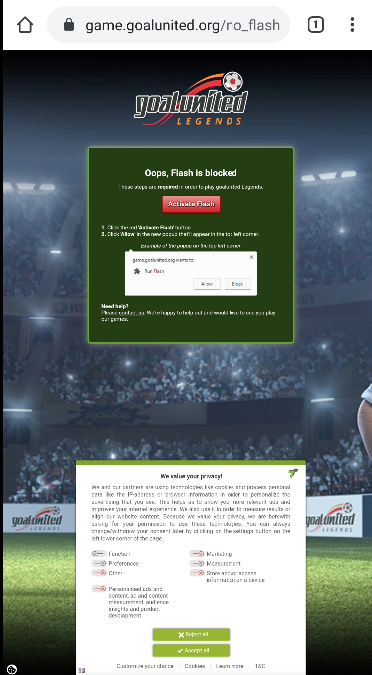game.goalunited.org - desktop site instead of mobile site · Issue ...
