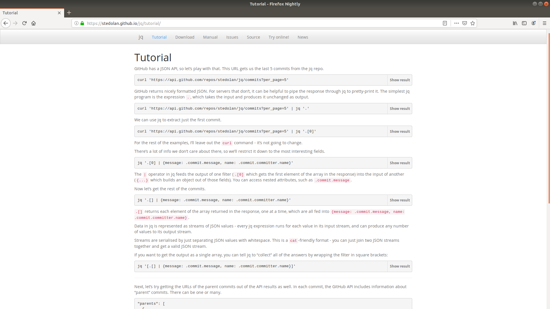 stedolan.github.io - design is broken · Issue #28128 · webcompat/web-bugs · GitHub