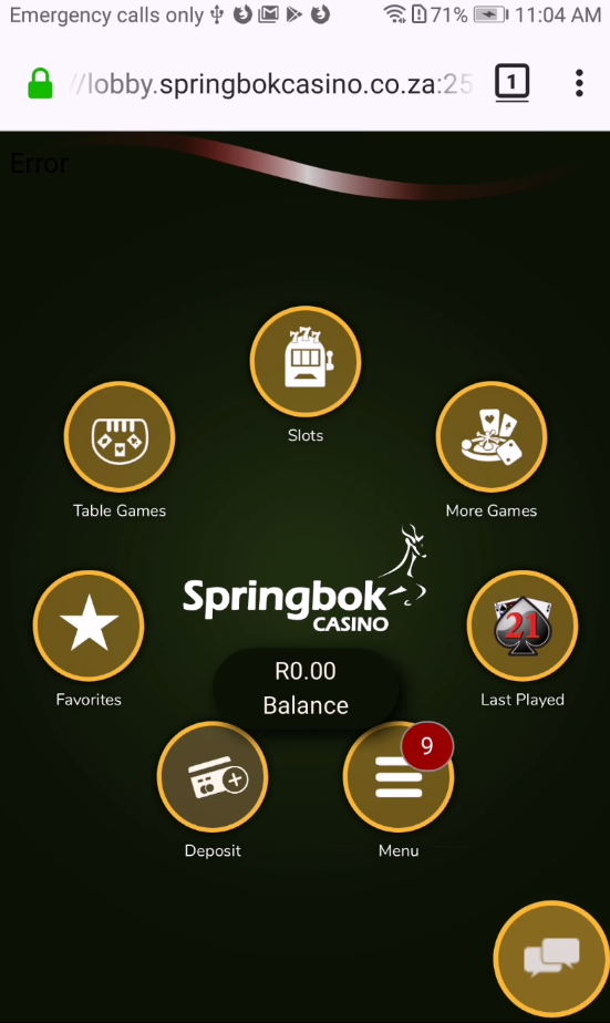 lobby.springbokcasino.co.za:2572 - video or audio doesn't play · Issue ...