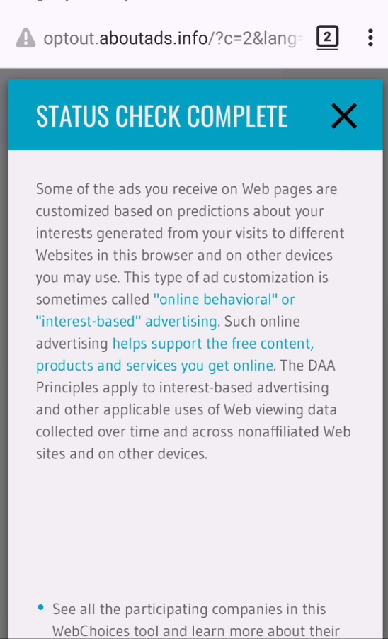 optout.aboutads.info - see bug description · Issue #38536 · webcompat/web-bugs · GitHub