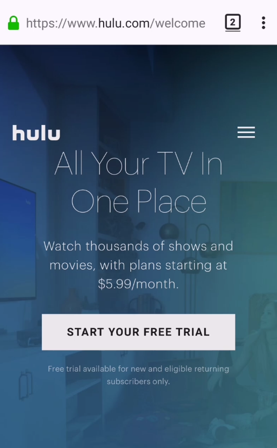secure.hulu.com - site is not usable · Issue #40126 · webcompat/web ...