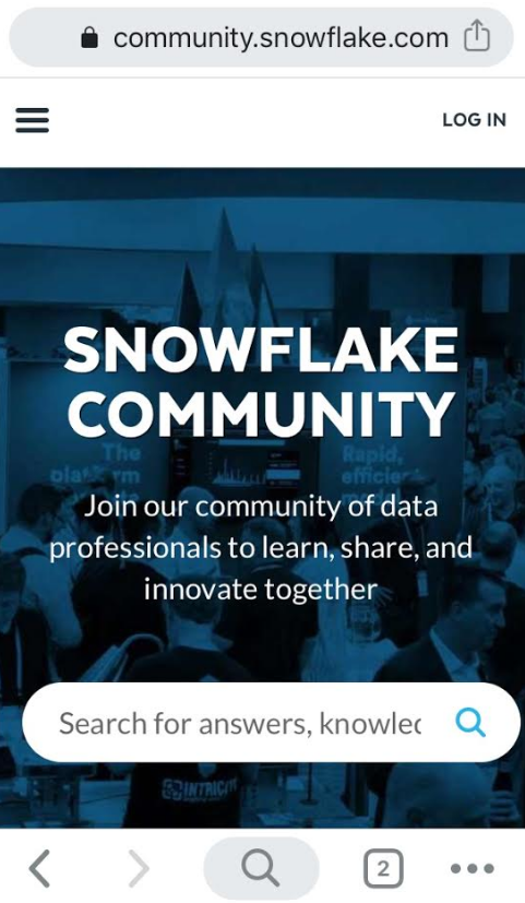 community.snowflake.com - Firefox browser is not supported · Issue ...