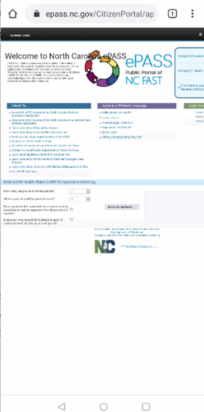 epass.nc.gov - site is not usable · Issue #51204 · webcompat/web-bugs ...