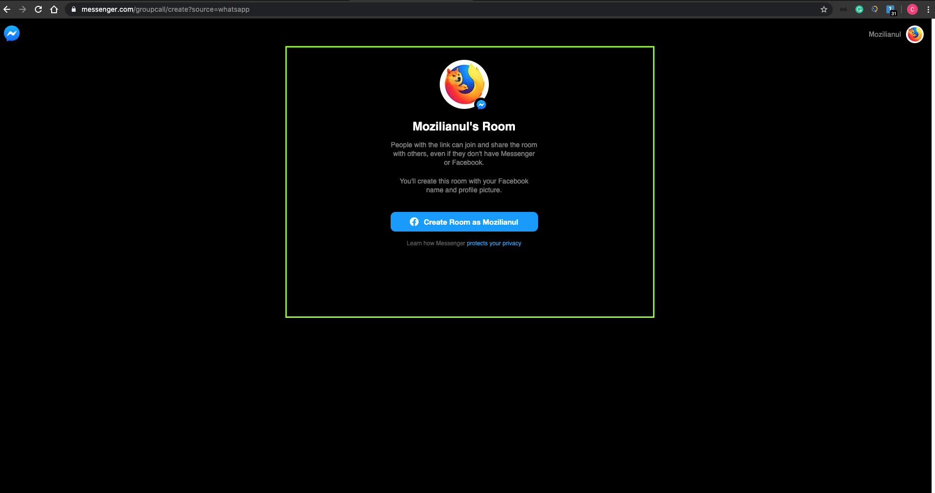 www.messenger.com - Firefox browser is not supported · Issue #53896 ...