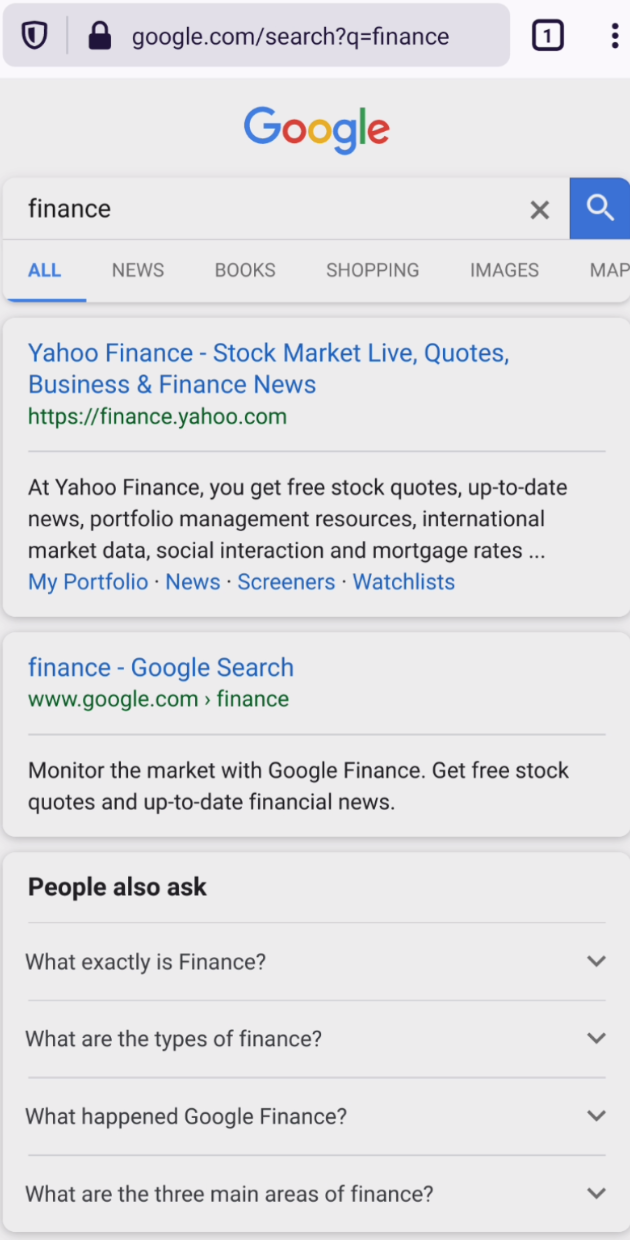 www.google.com - Unable to open Google Finance page · Issue #47809 ...
