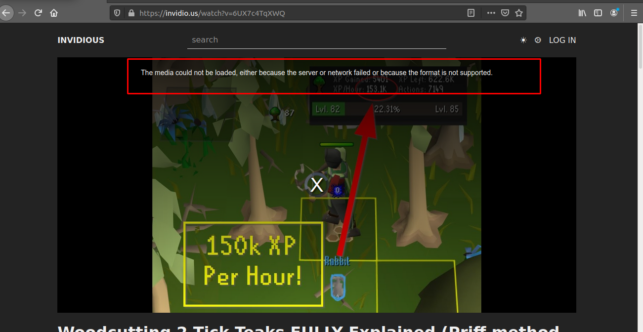invidio.us - video or audio doesn't play · Issue #56052 · webcompat/web ...