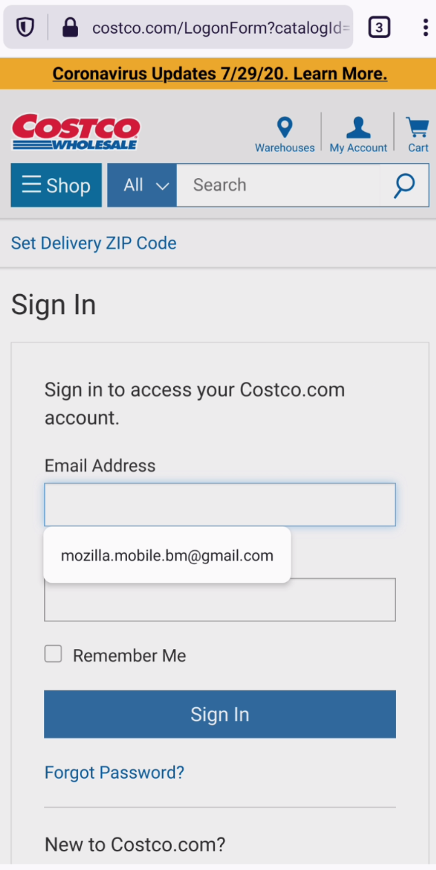 www.costco.com - site is not usable · Issue #56254 · webcompat/web-bugs · GitHub
