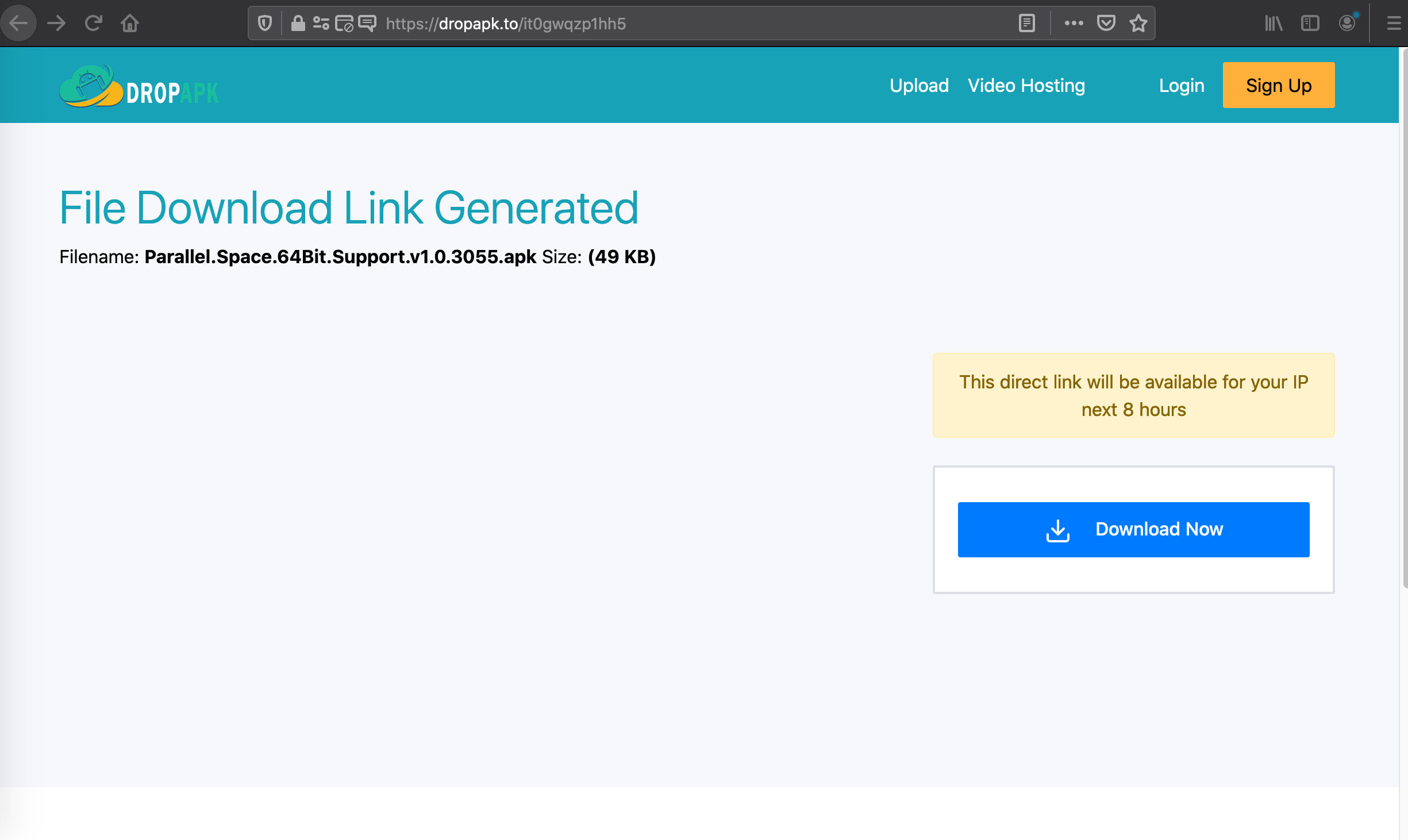dropapk.to - Unable to download a " .apk" file · Issue #56407 ...
