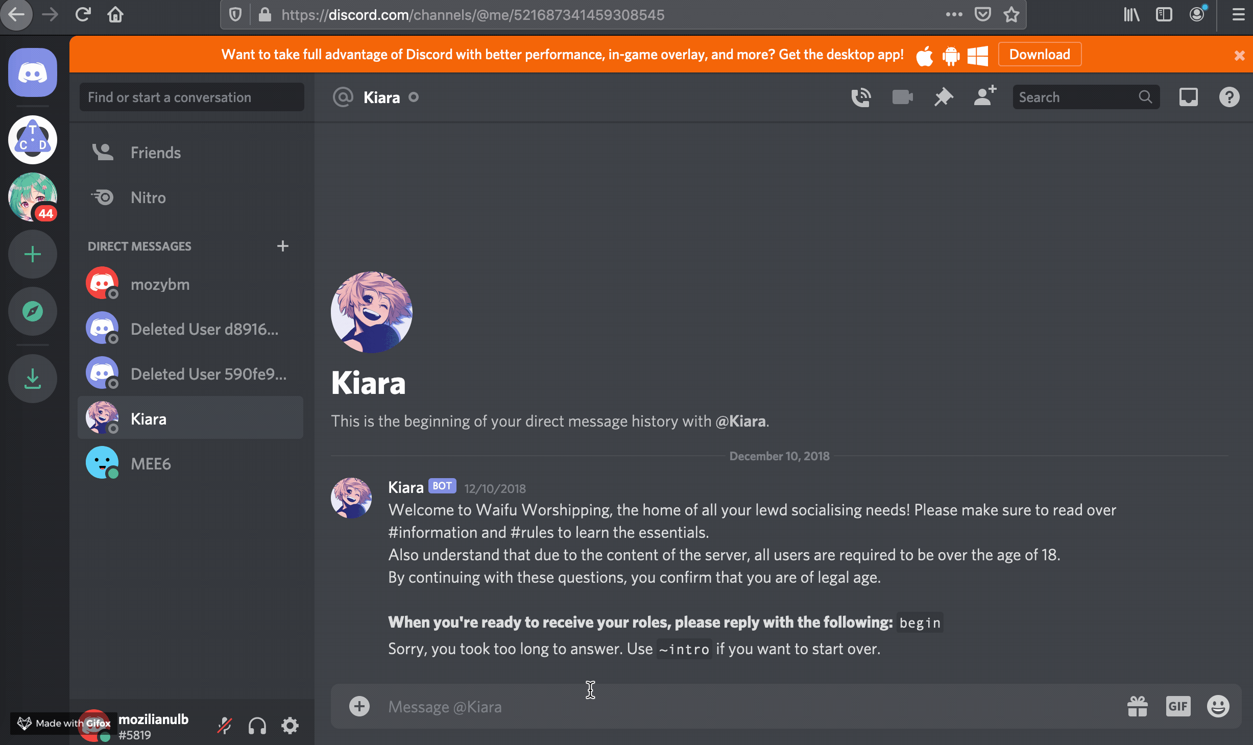 discord.com - see bug description · Issue #56359 · webcompat/web-bugs ...