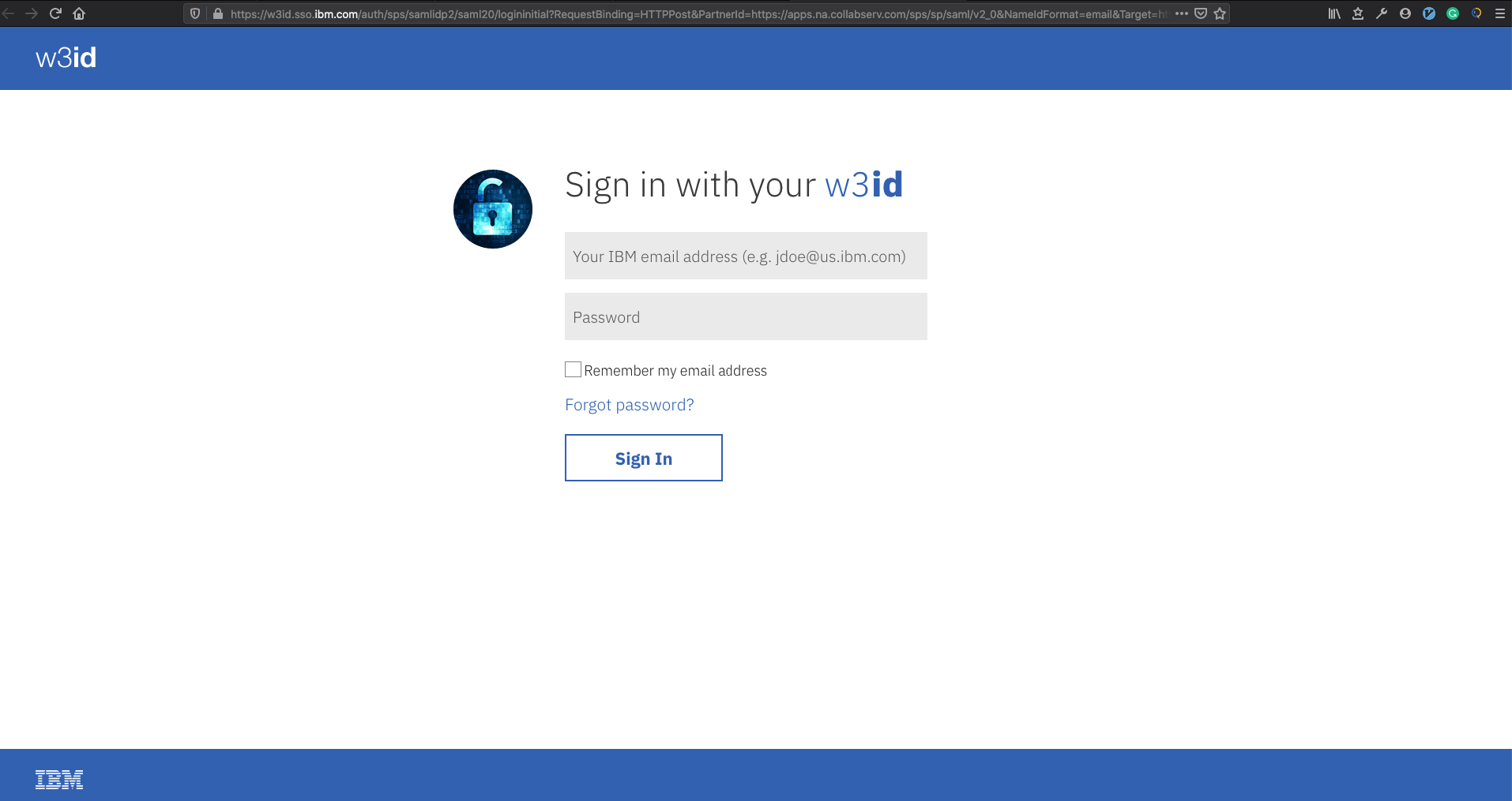 w3id.sso.ibm.com - site is not usable · Issue #58410 · webcompat/web-bugs · GitHub