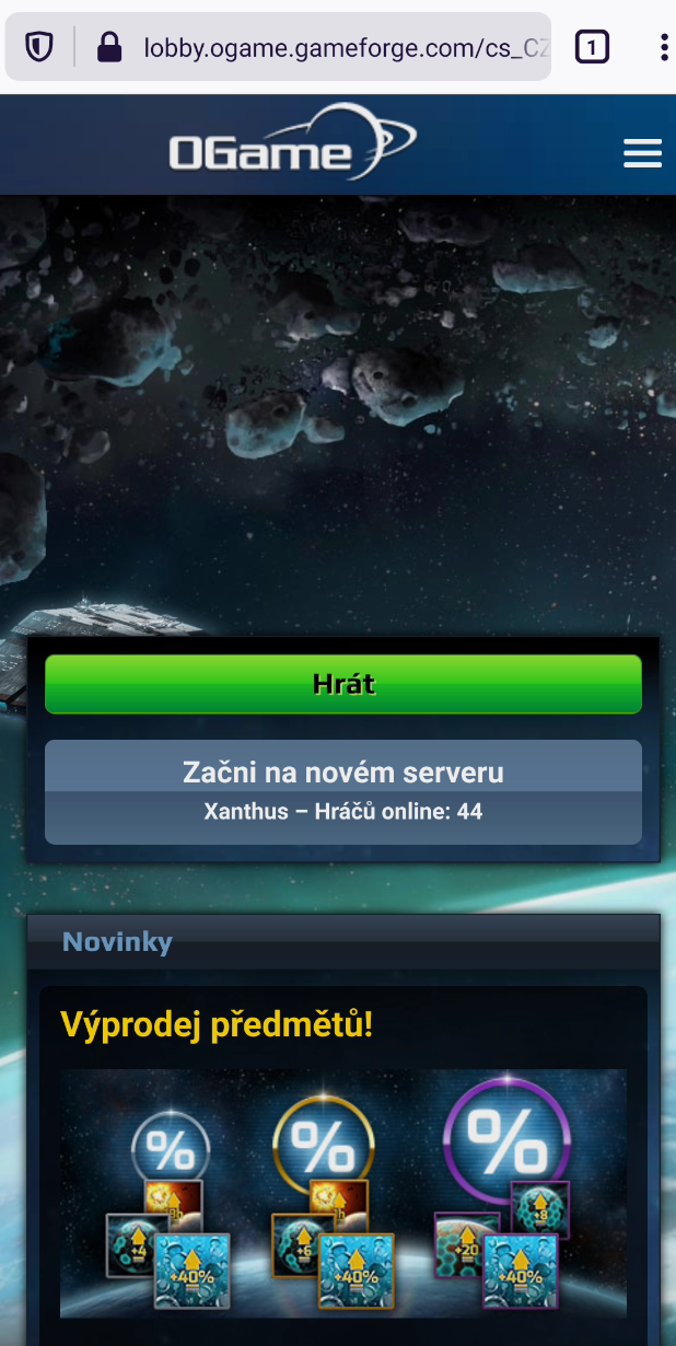 s150-cz.ogame.gameforge.com - site is not usable · Issue #59733 · webcompat/web-bugs · GitHub