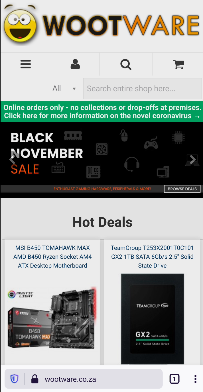 www.wootware.co.za - design is broken · Issue #62092 · webcompat/web ...