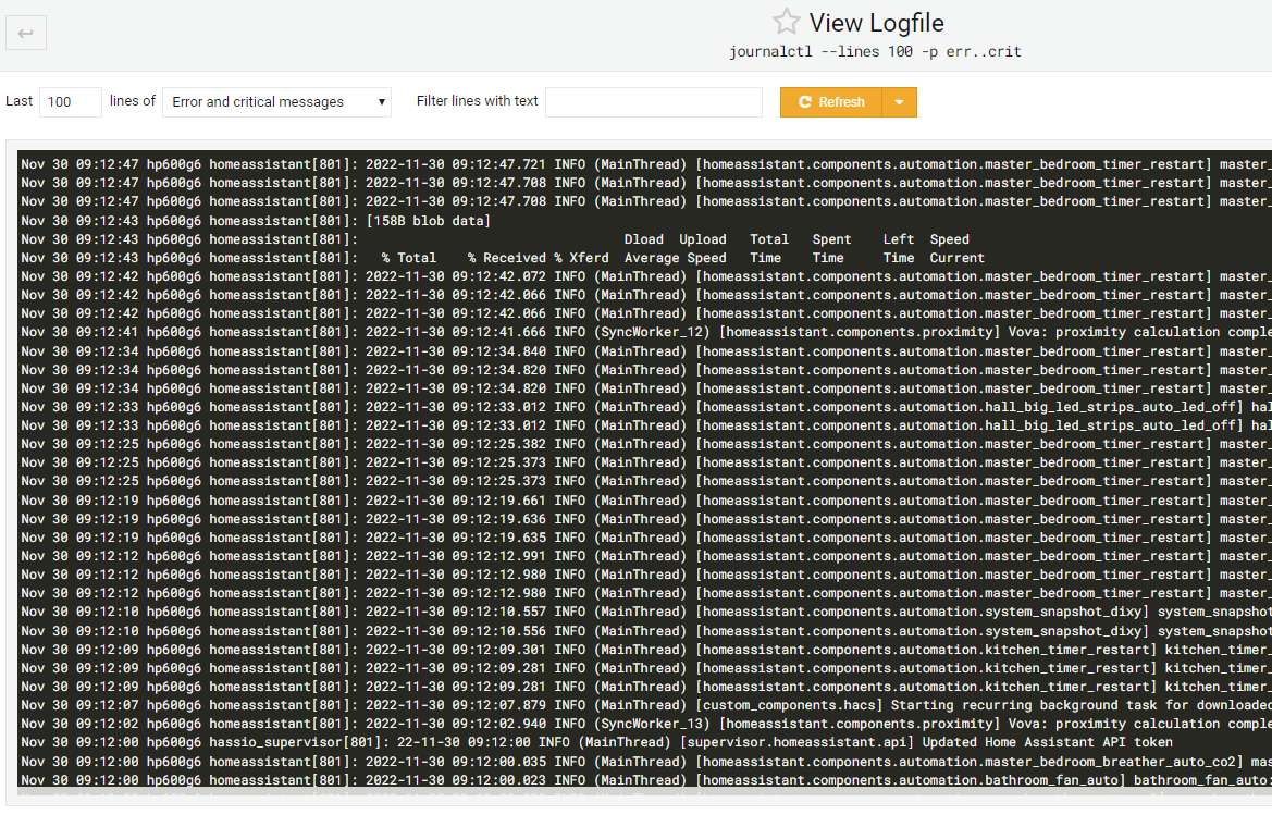 Incorrect Log Level · Issue 82960 · Home Assistantcore · Github
