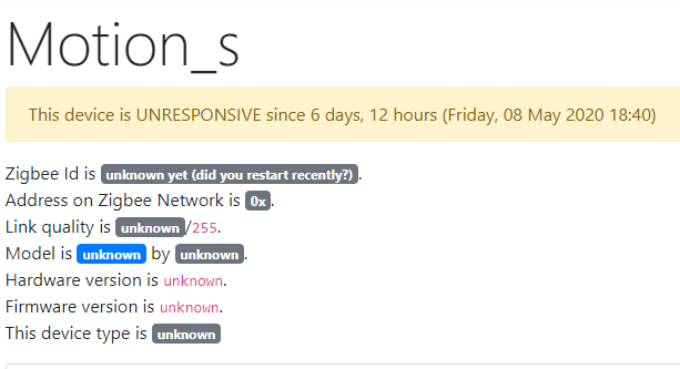 [BUG] Device is unresponsive · Issue #275 · yllibed/Zigbee2MqttAssistant · GitHub