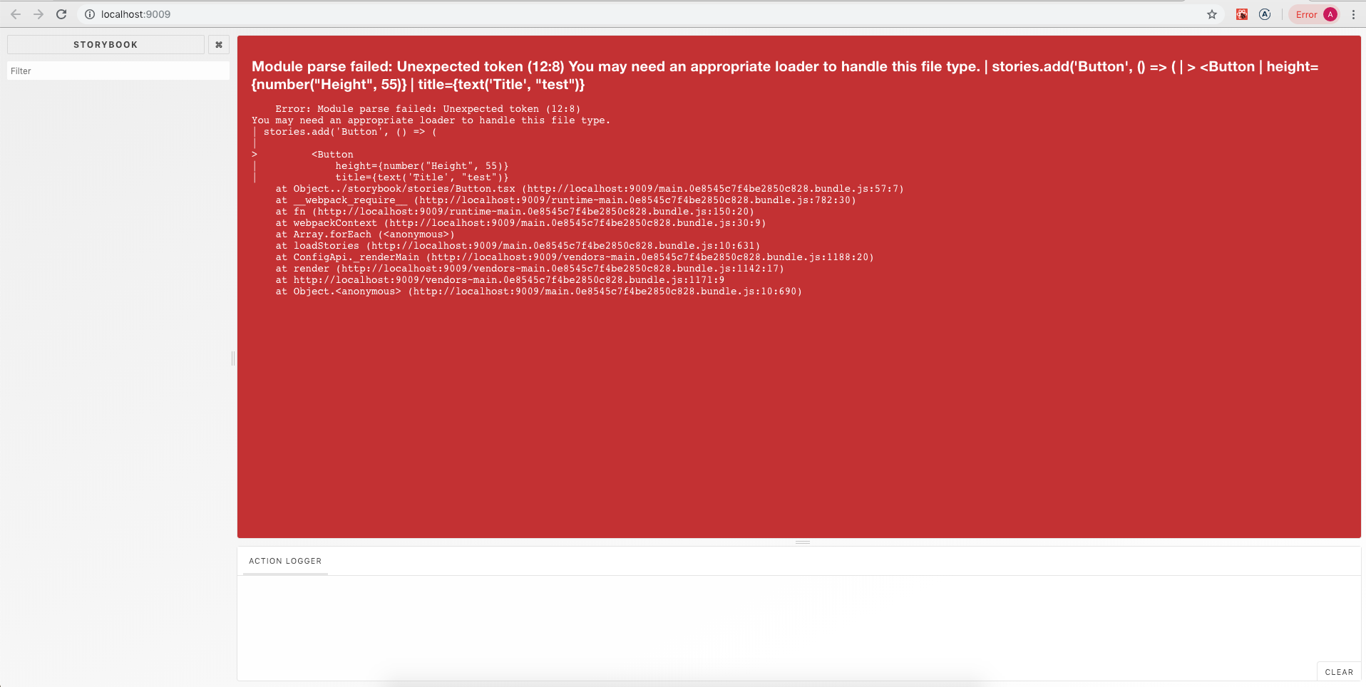 React Native Storybook Issue Regarding Loader To Handle A File Type · Issue 5412 · Storybookjs