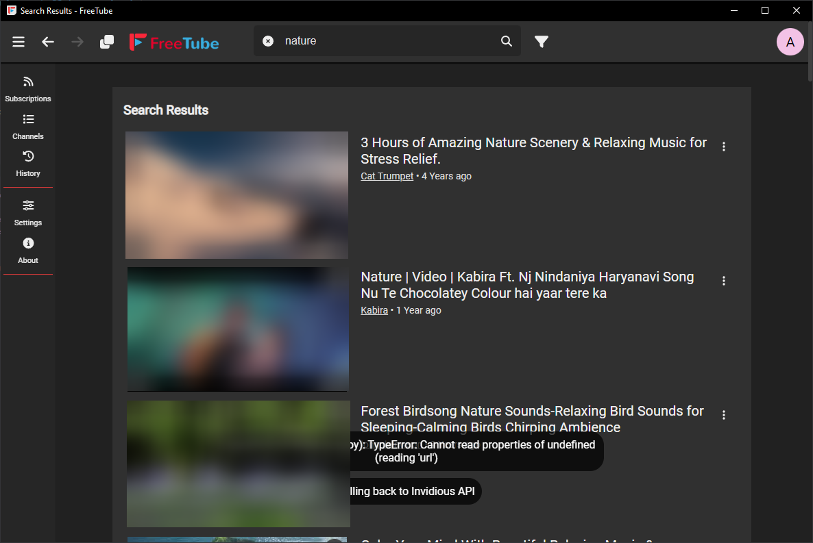 [Feature Request]: Add Ability to Blur Thumbnails or completely remove them as a toggelable ...