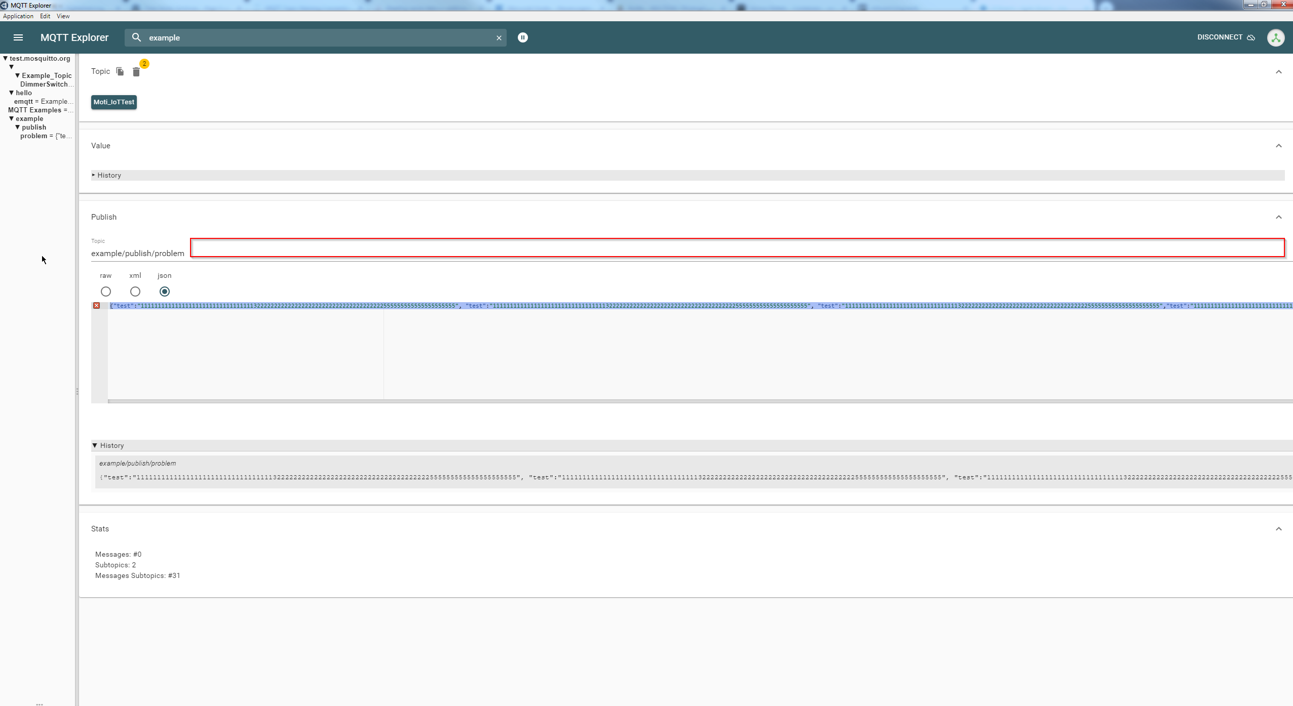 Publish button disappears · Issue #227 · thomasnordquist/MQTT-Explorer · GitHub