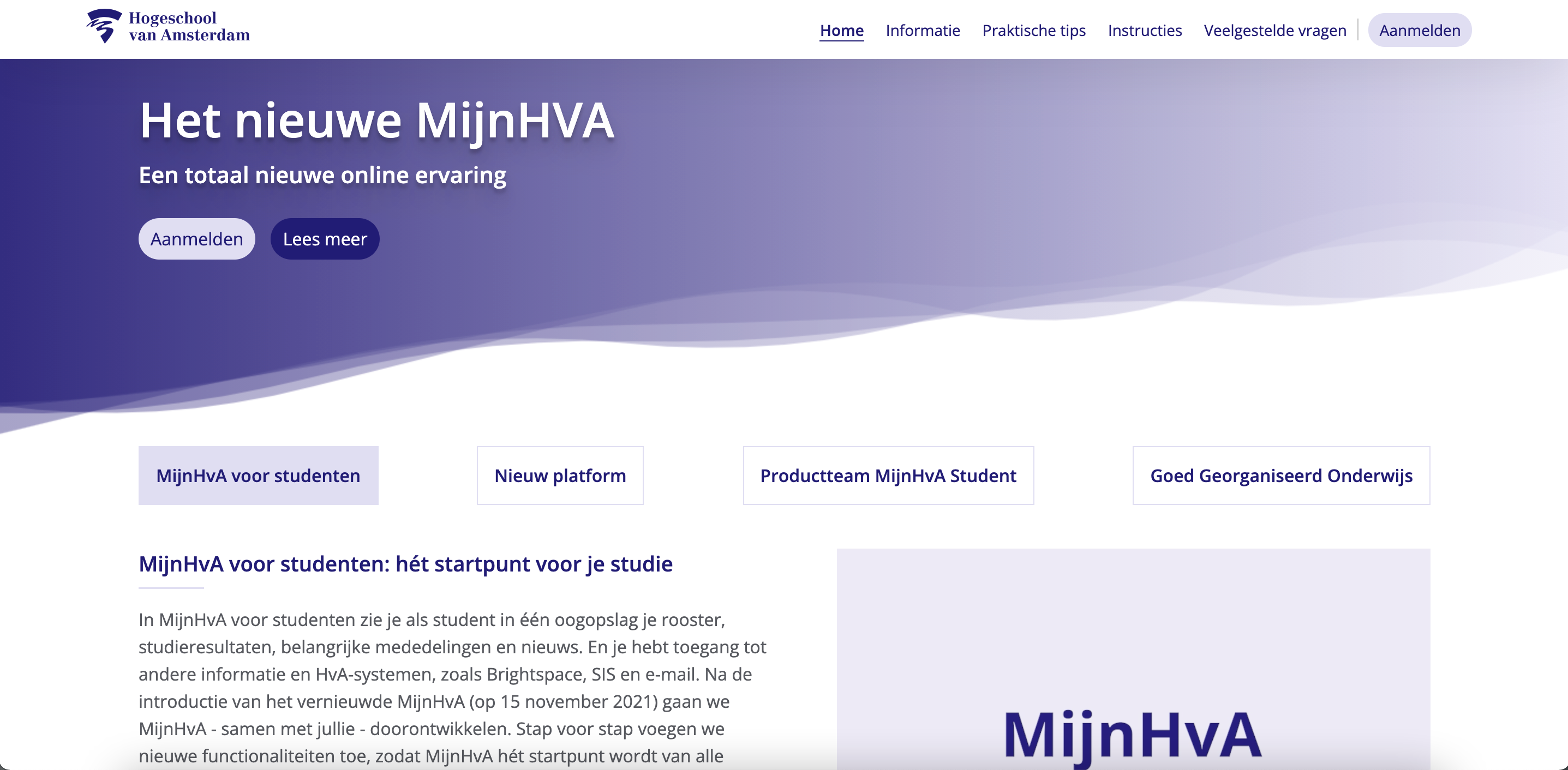 GitHub - boudewijnbout/mijnhvastudent-companion-startpage-autonomous: MijnHvA Companion App ...