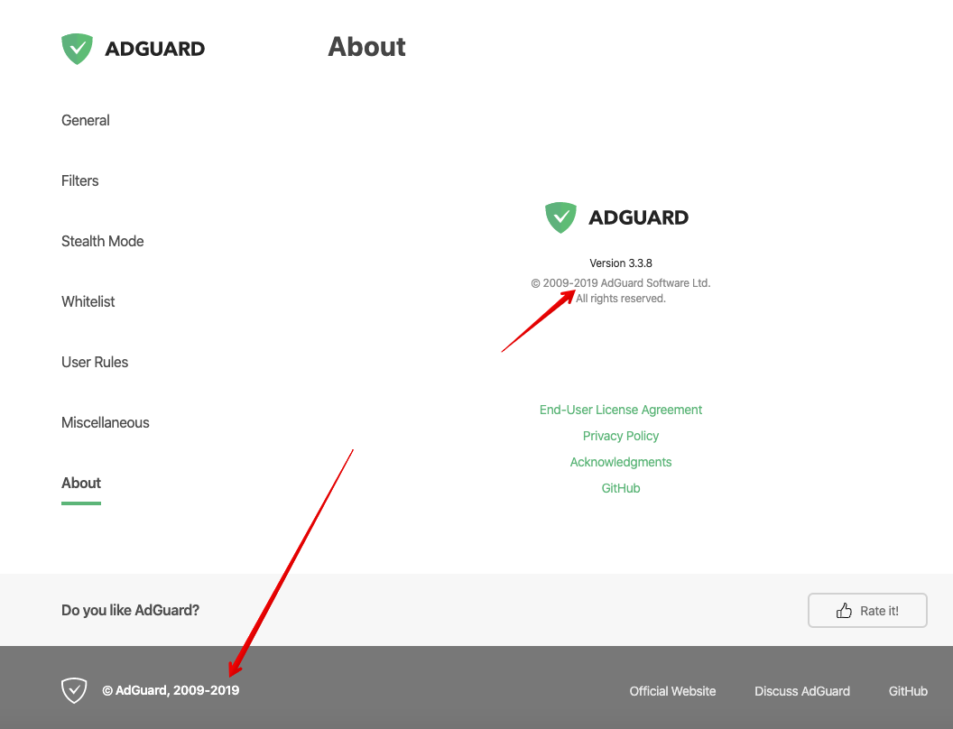 Update About tab and settings-footer · Issue #1579 · AdguardTeam/AdguardBrowserExtension · GitHub