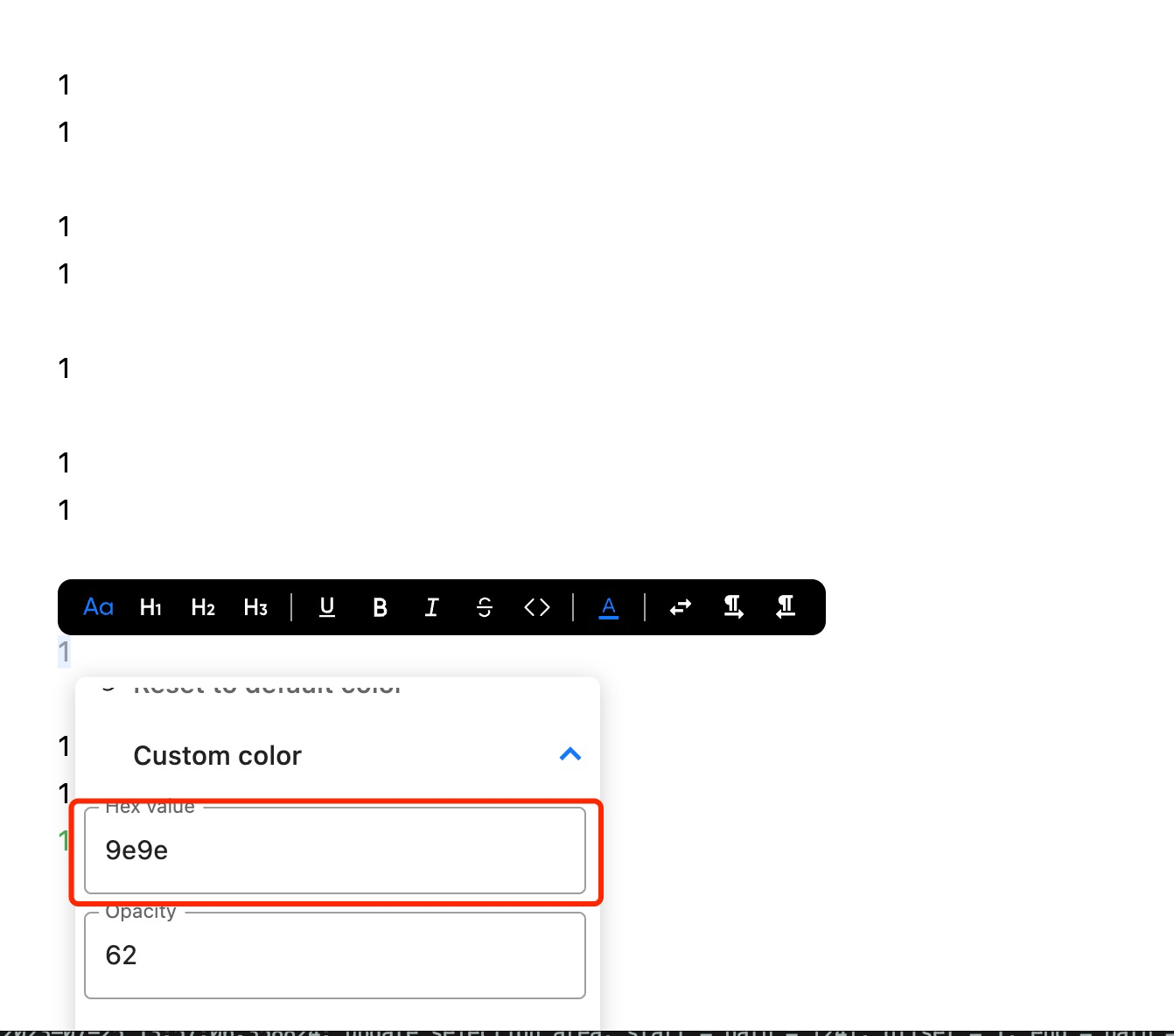 Bug Desktop Color Picker Issue · Issue 339 · Appflowy Ioappflowy Editor · Github