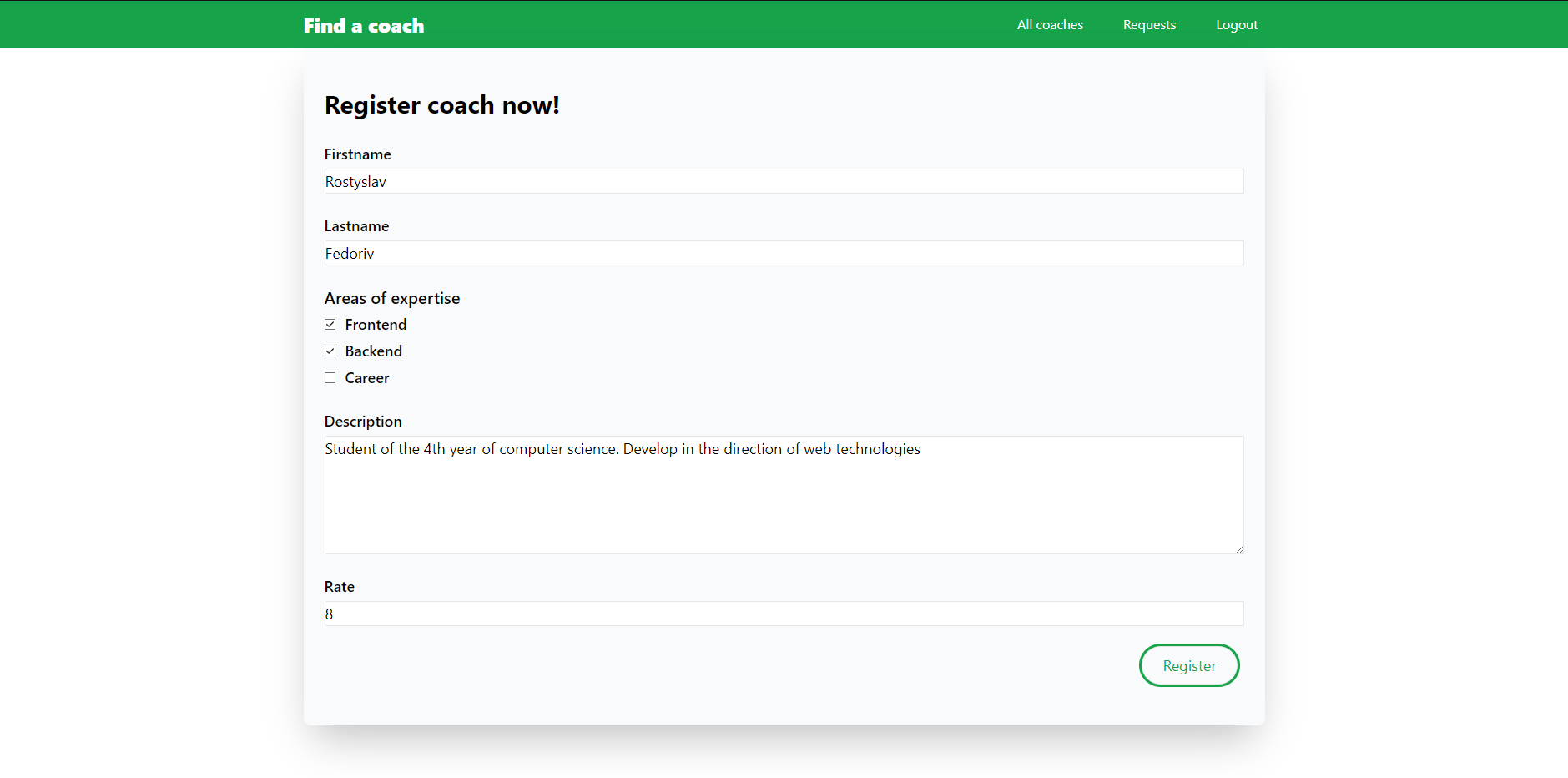 GitHub - FedorivRostik/Vue_coach: This repository contains the "Vue_coach" project, a coaching ...