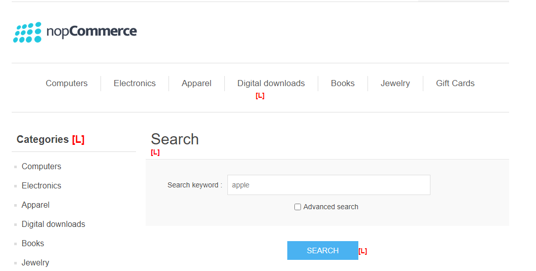 'Search' function is available even if turn it off in Catalog settings · Issue #5337 ...