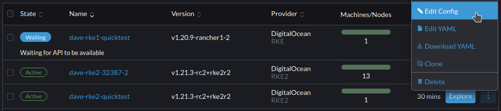 RKE2 - Unable to upgrade rke2 clusters if click on "Config" button · Issue #3682 · rancher ...