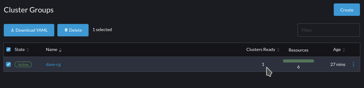 When deploy a gitrepo to 2 clusters, then remove one from the cluster group, UI still lists 2 ...