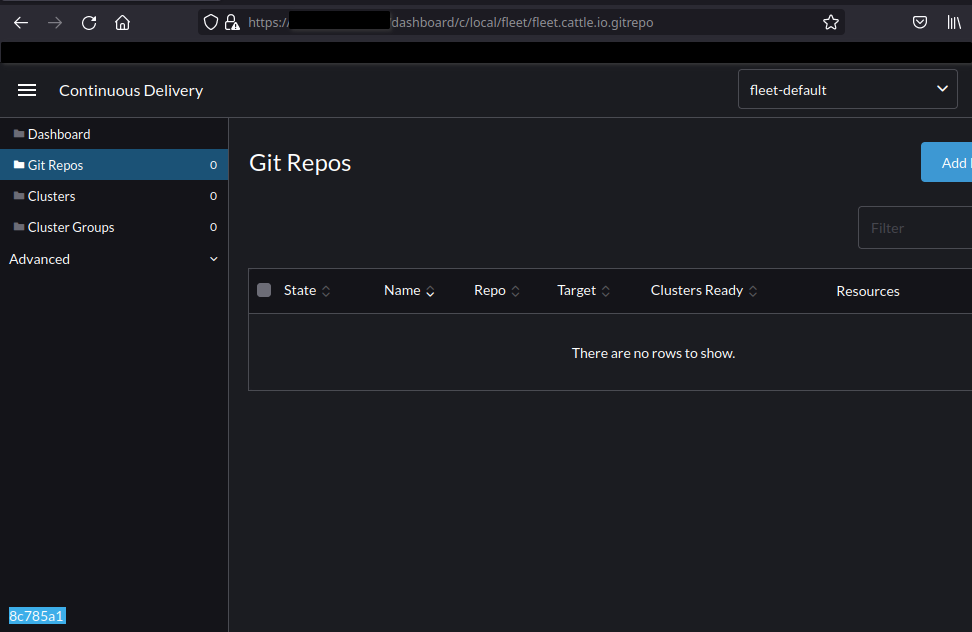 Update no git repo landing page. · Issue #4952 · rancher/dashboard · GitHub