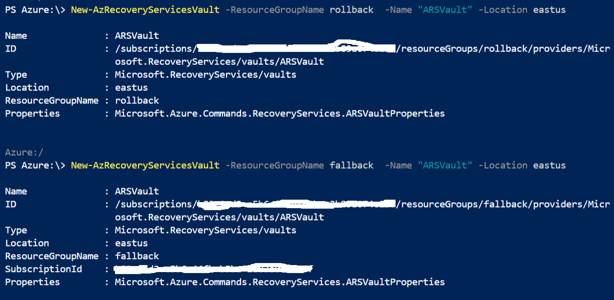 Get-AzRecoveryServicesBackupContainer gives unexpected results · Issue #1231 · MicrosoftDocs ...