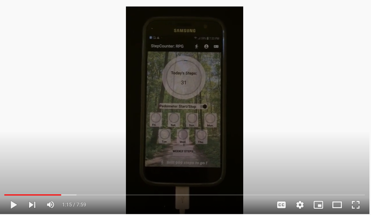 GitHub - lok23/StepCounter-RPG: Final project for CS5520. 2-in-1 Step tracker + game Android ...
