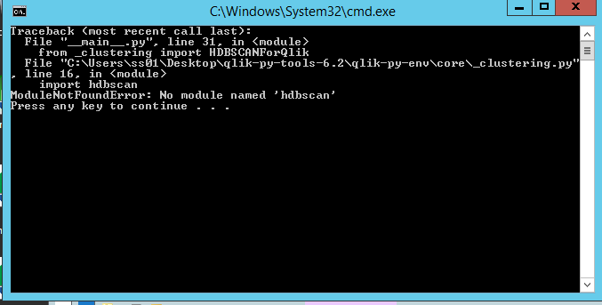 Installation issue with HDBScan and Spacy · Issue #68 · nabeel-oz/qlik ...