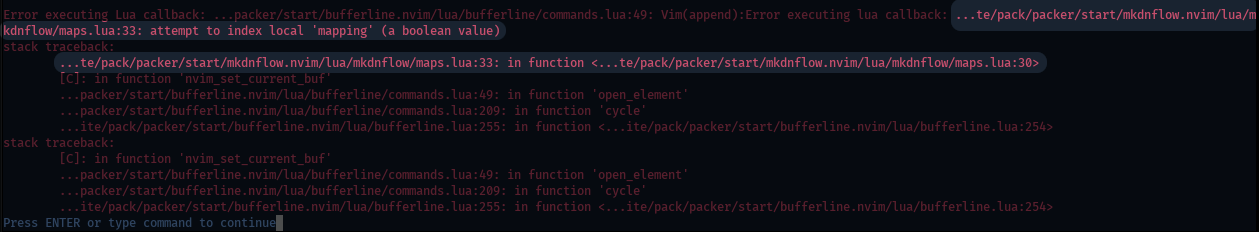Mapping does not working, and shows an error when switching buffers. · Issue #57 · jakewvincent ...