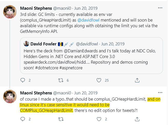 COMPlus_GCHeapHardLimit doesn't work · Issue #56270 · dotnet/runtime · GitHub