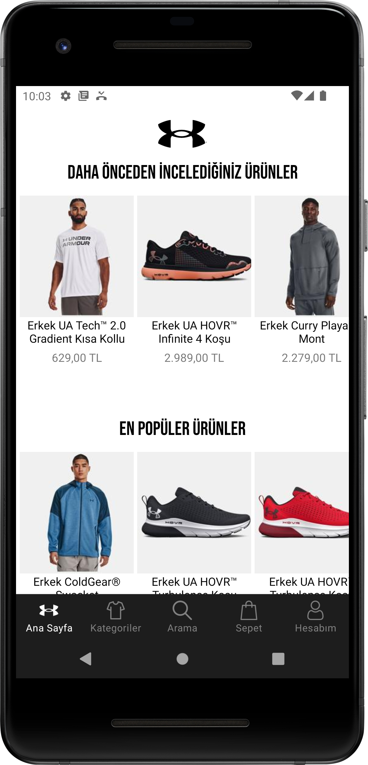 GitHub - unsalatakan/Under-Armour-UI-Clone-Android-App