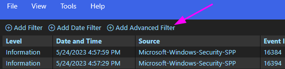 Multiple filters are always using "AND" operator, too inflexible ...