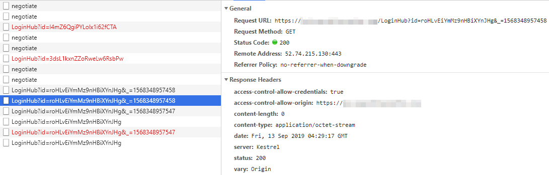 Load balanced SignalR hub connection issue · Issue #13944 · dotnet/aspnetcore · GitHub