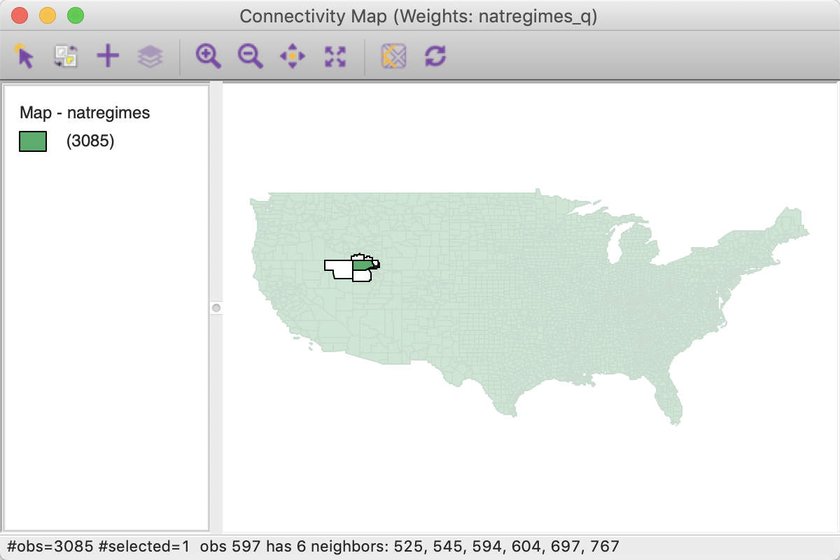 weights - connectivity map does not distinguish neighbors from selection · Issue #1734 ...