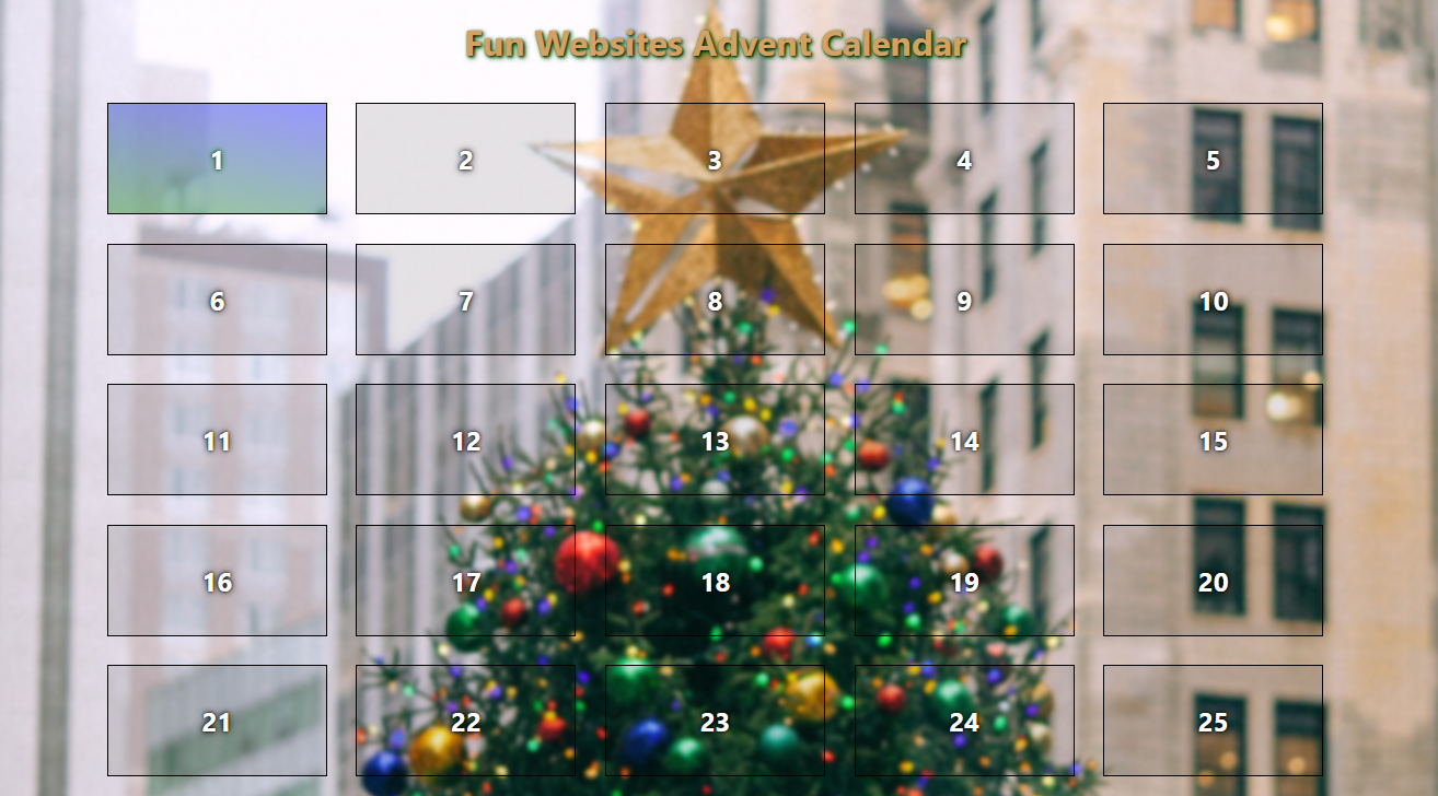 GitHub - mbeckdev/advent-calendar