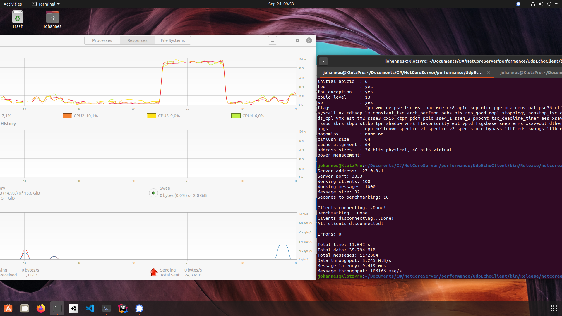 Windows multithreading performance (scheduler) · Issue #80 · chronoxor/NetCoreServer · GitHub