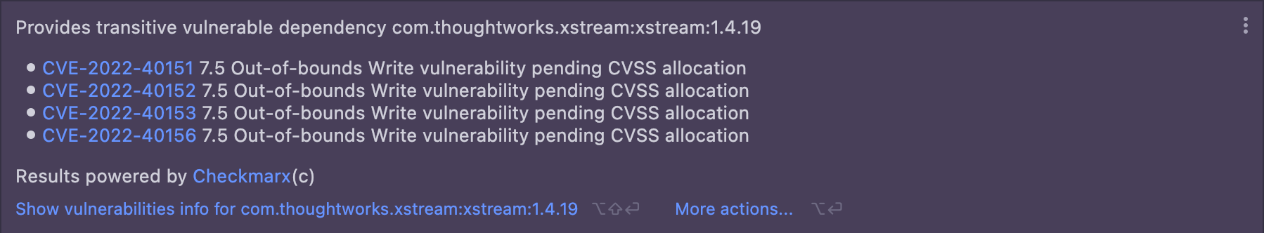XStream 组件反序列化漏洞 该项目最新版本可以规避这个问题吗？ · Issue #2835 · binarywang/WxJava · GitHub